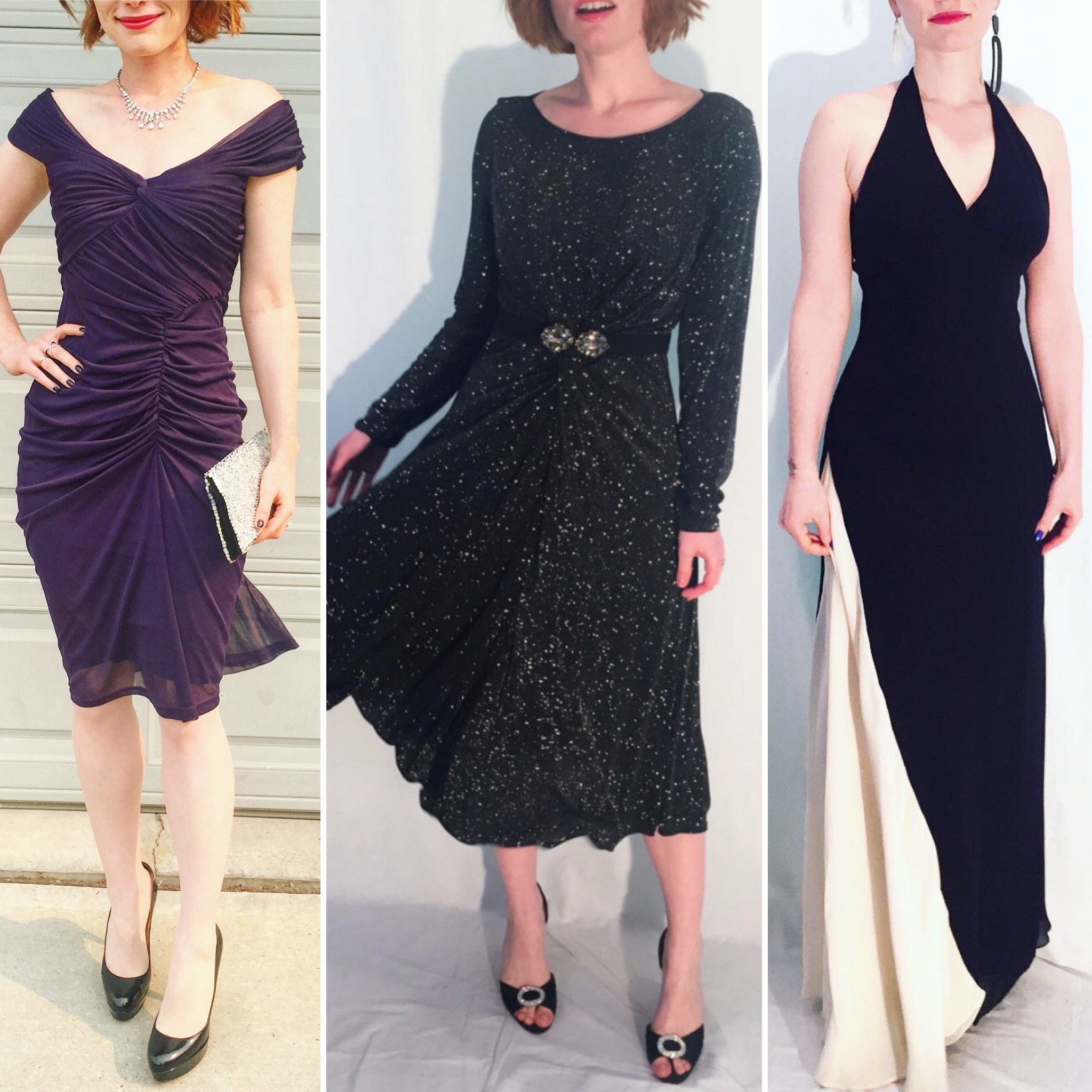 What I Wore: Fancy Friday – Blue Collar Red Lipstick